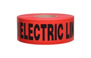 Non-Detectable Underground Warning Tape